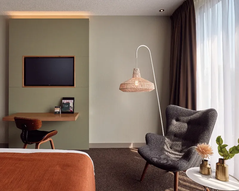 Welkom in onze luxueuze mindervalide kamer.